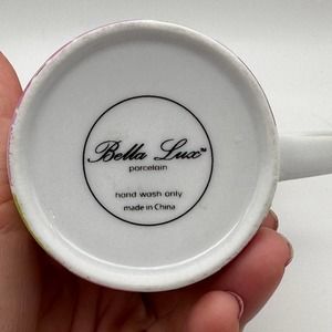 Bella Lux | Dining | Bella Lux Daisy Bling Porcelain Coffee Tea Mug ...